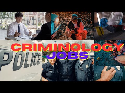 CRIMINOLOGY JOBS