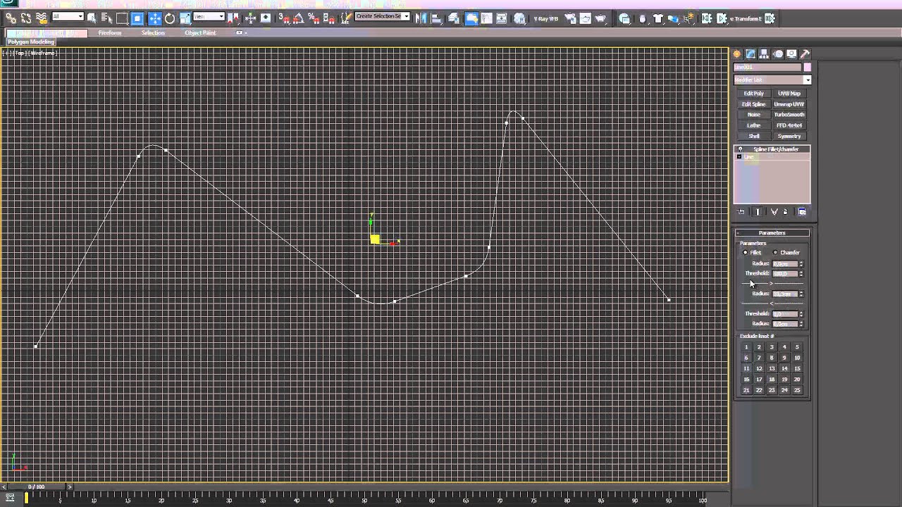 Maxscript: Spline fillet modifier