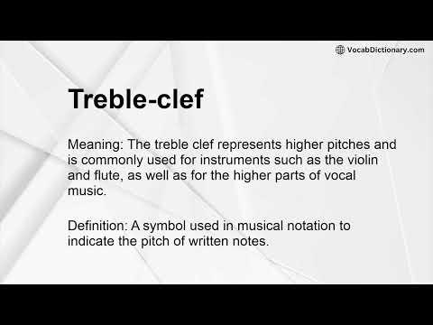 Treble-clef Meaning
