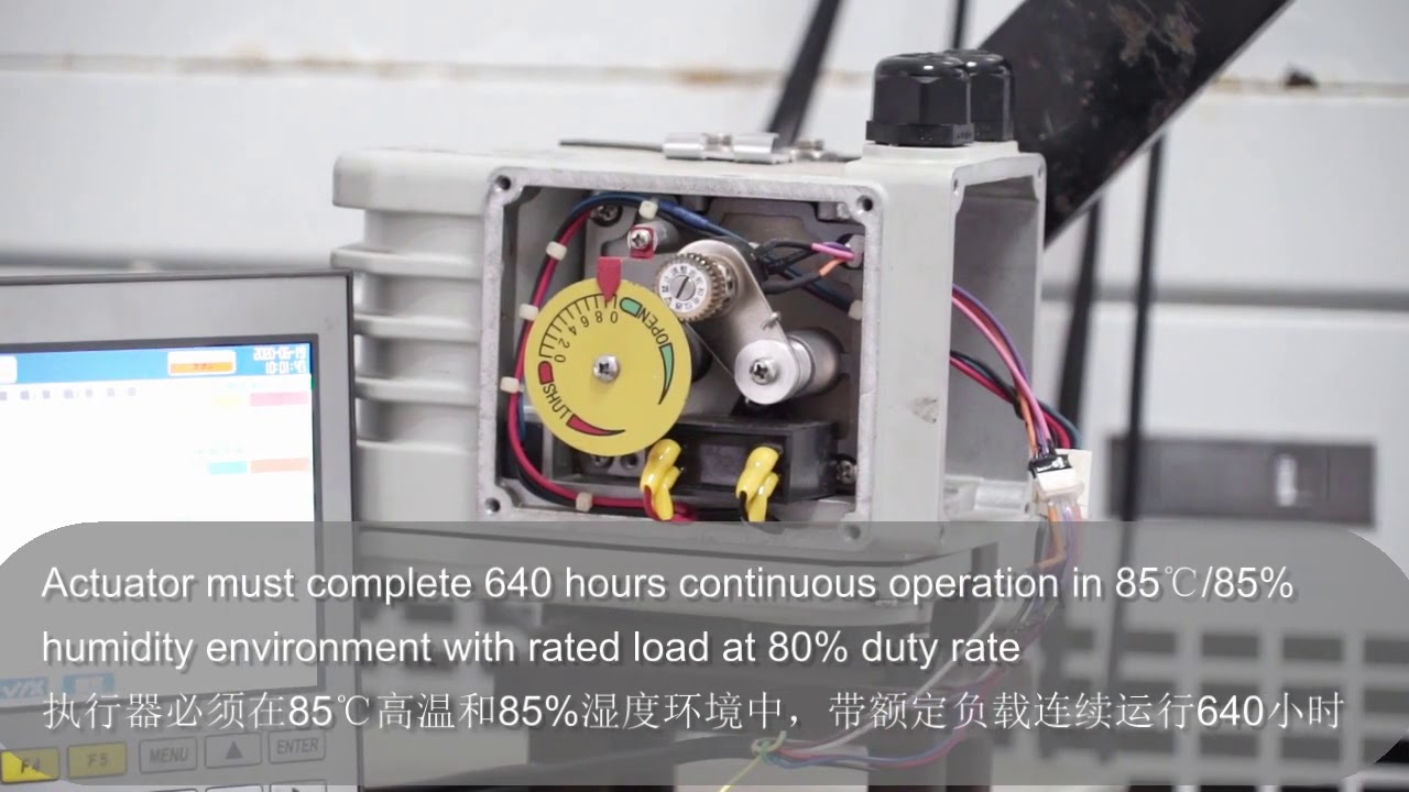 DCL Electric Actuator Type Tests