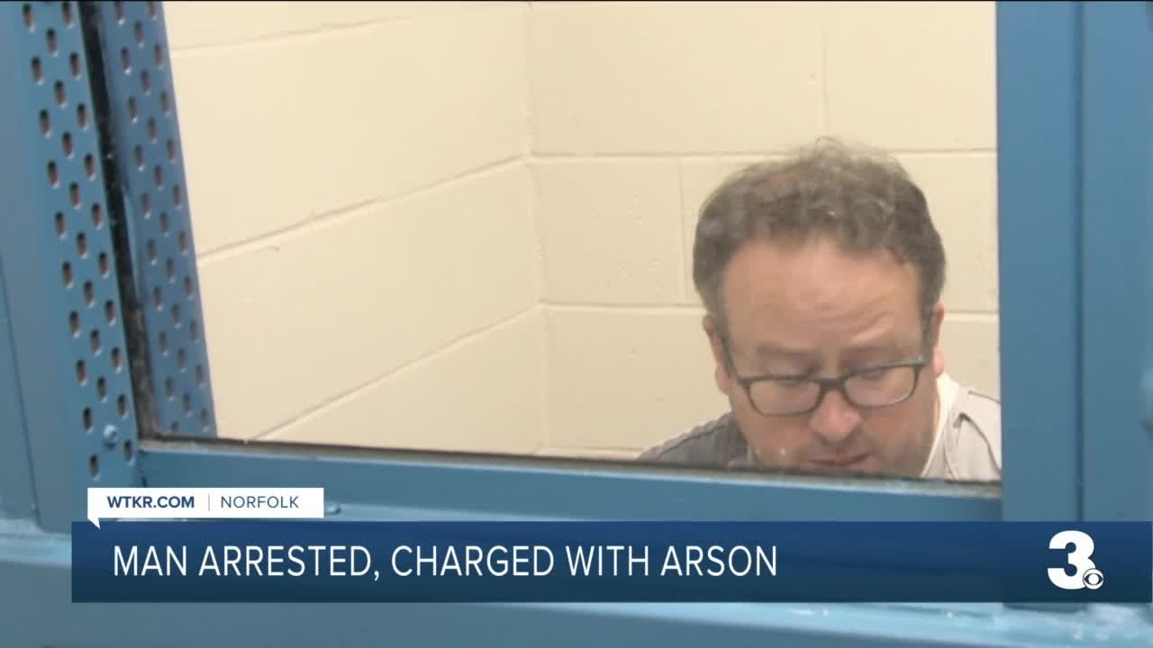 Man arrested, charged with arson