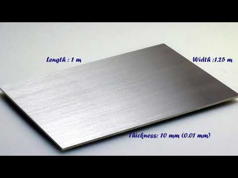 How to calculate weight of Stainless Steel Plate