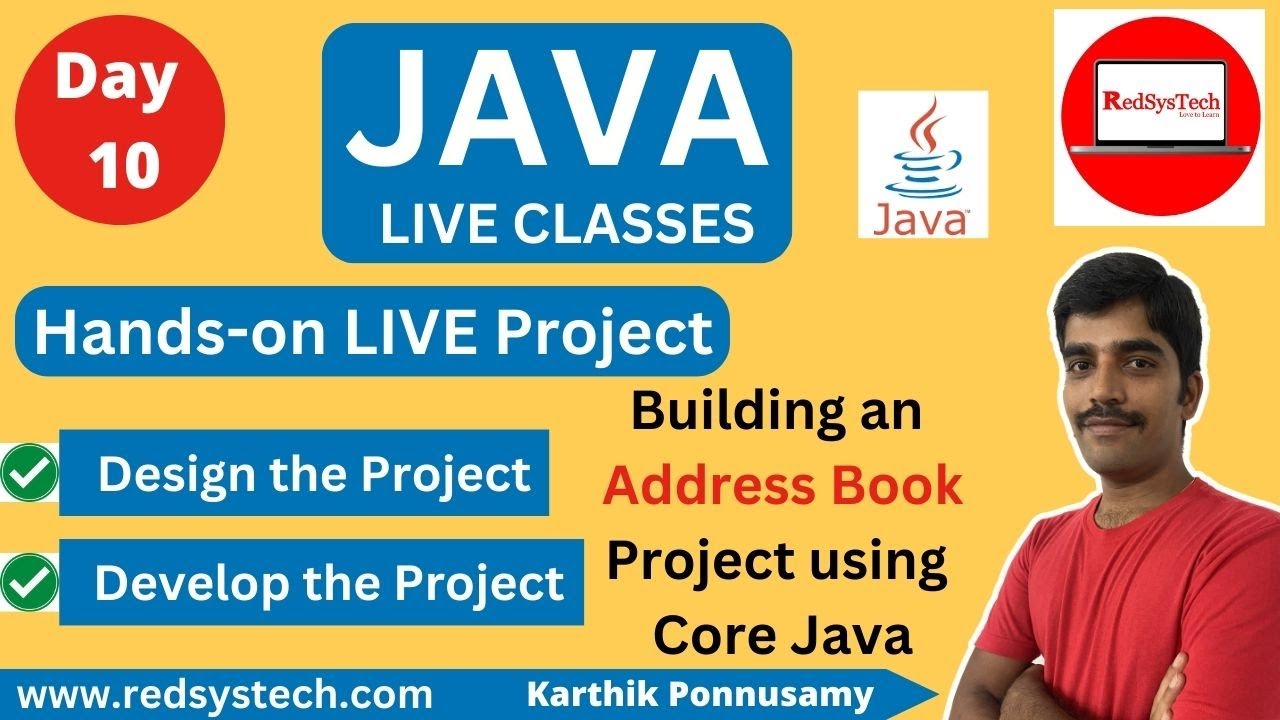 Java Live Session | Design & Develop the 