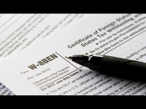 Tax Form W8-BEN: Non-Resident Alien