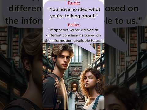 Refined Conversations Shifting from Rude to Respectful English | English Speaking Practice