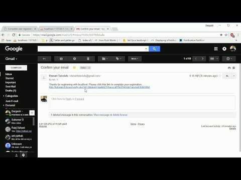 Learn Verify email and activate user account in PHP and MySQL part5 - Mind Luster