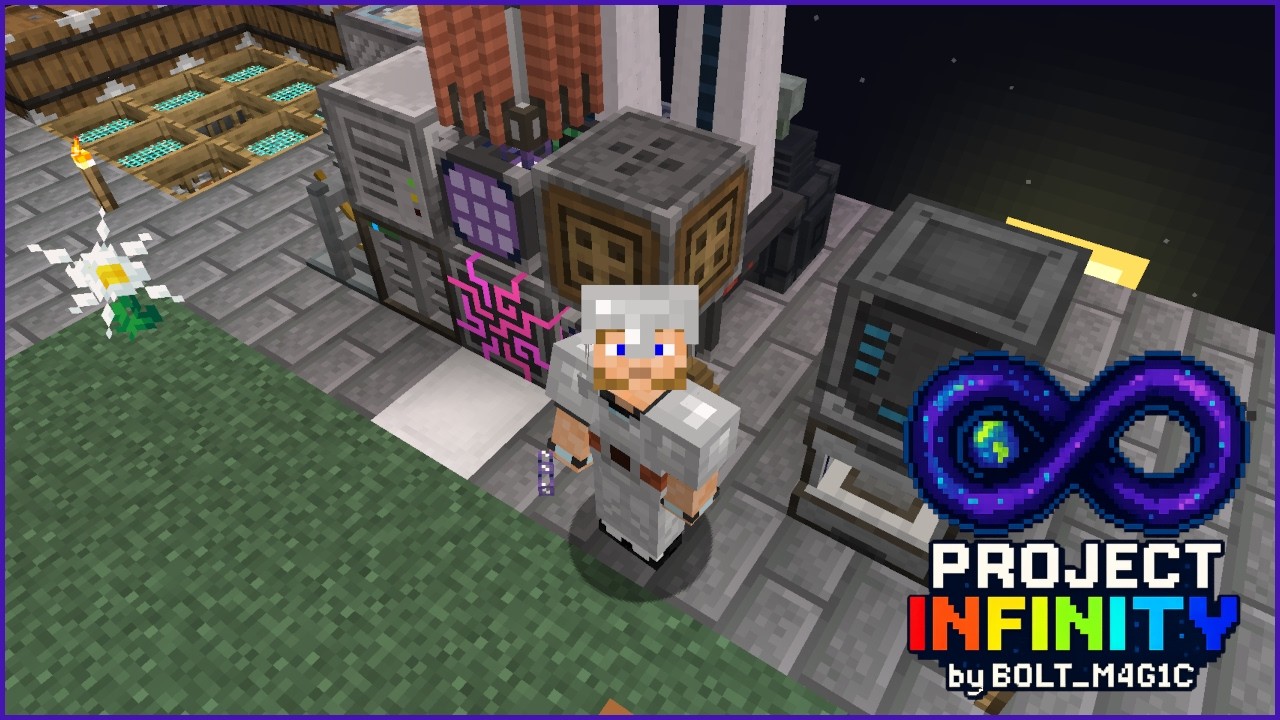 Project Infinity - Ep 05 - Using Refined Storage To Make Applied Energetics!