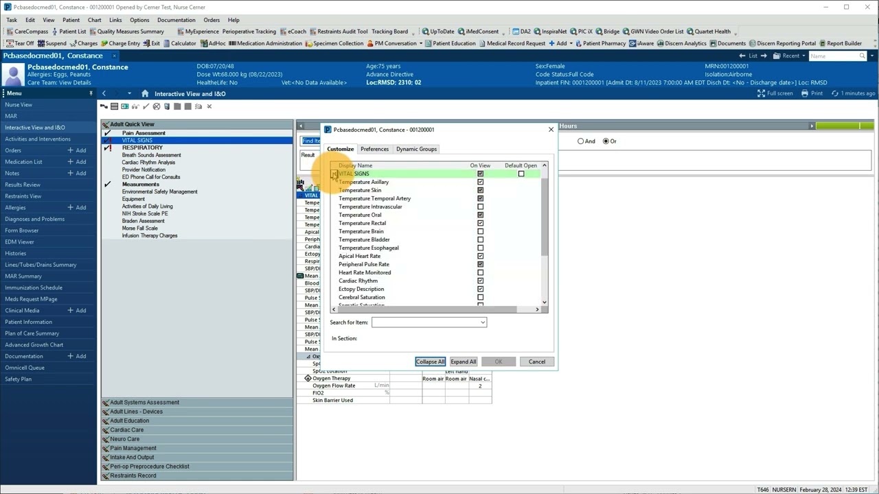 Customize Interactive View (iView) in Cerner PowerChart & FirstNet