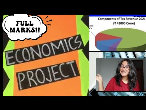 School Project Models - CBSE Economics Project 12th class on government budget from New Delhi