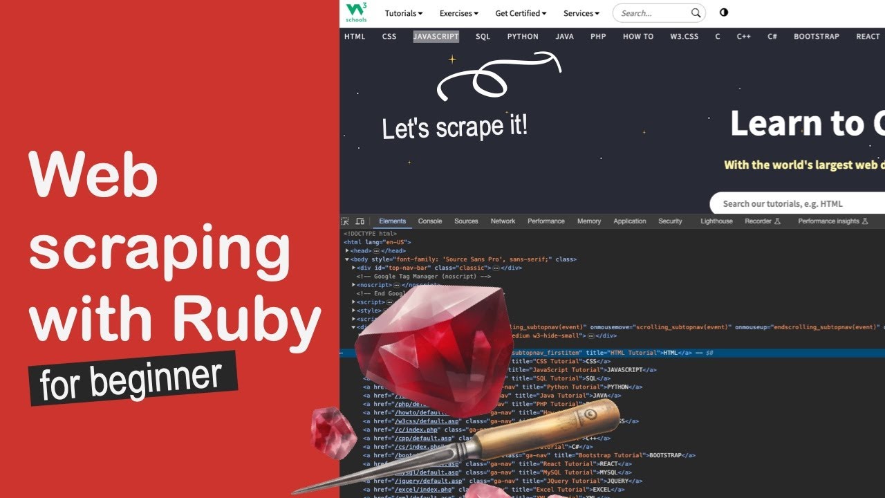 Web scraping with ruby (Tutorial For beginner 2023)