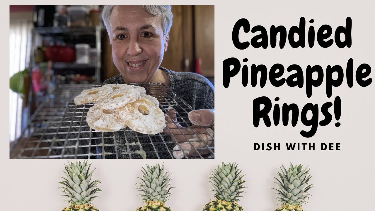 NO SUGAR ADDED Candied Pineapple Rings| Easy Homemade Candied Pineapple Rings#candiedpineapple