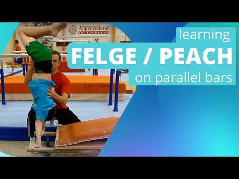 introducing Peach on P Bars – Gymnastics Coaching.com