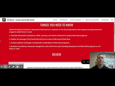 SSUSH18 - New Deal Programs - US History