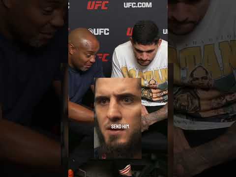 Alex Pereira reacts to Islam Makhachev 🗿 #ufc