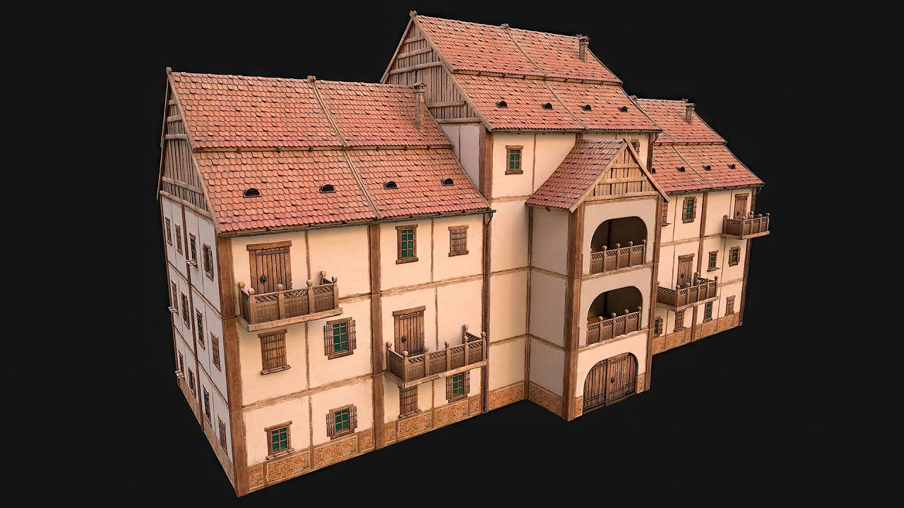 Medieval Building 3D Models