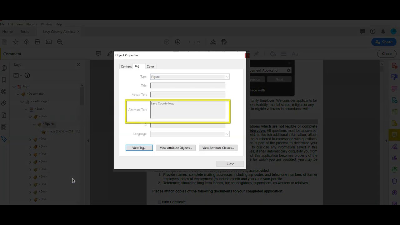 PDF Accessibility - An Overview