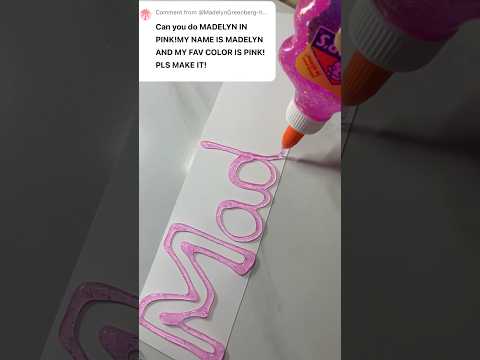 I write your Name Art ❤️Madelyn, lettering , #shorts, #calligraphy, #handlettering