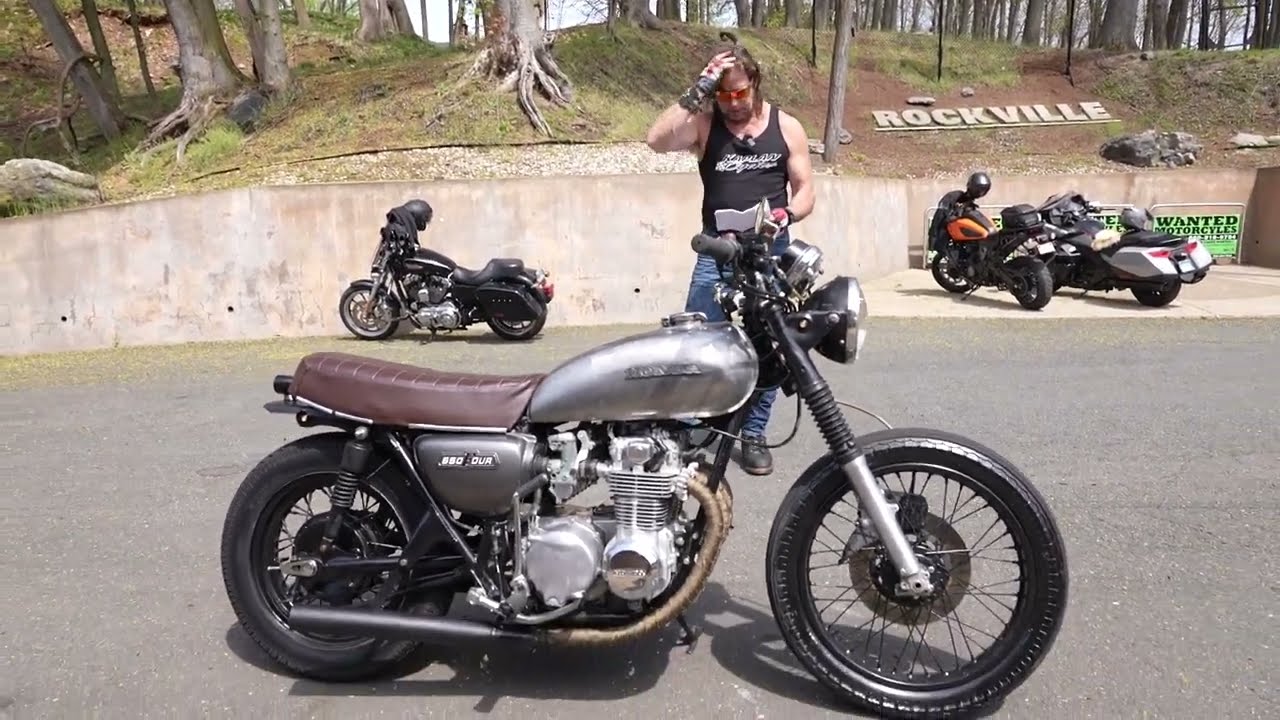 1974 HONDA CB550 FULL CUSTOM CAFE BOBBER