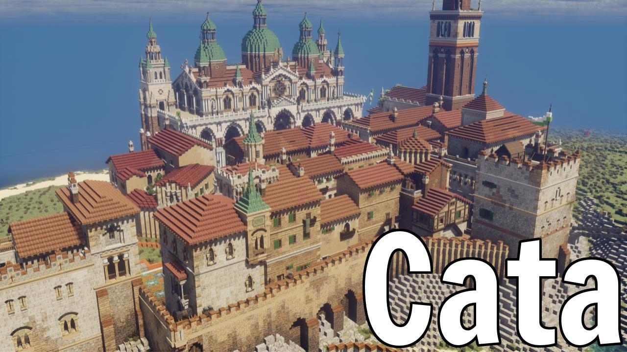 Building A Bank And Alot of New Mediterranean Houses - Cata 3: Medieval Minecraft City Building