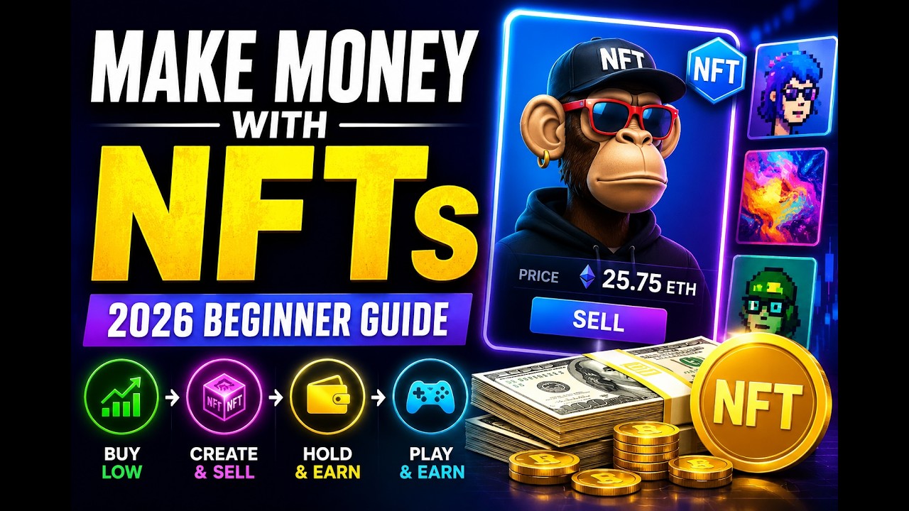 How to Make Money With NFTs in 2026 | Beginner’s Guide to NFT Income