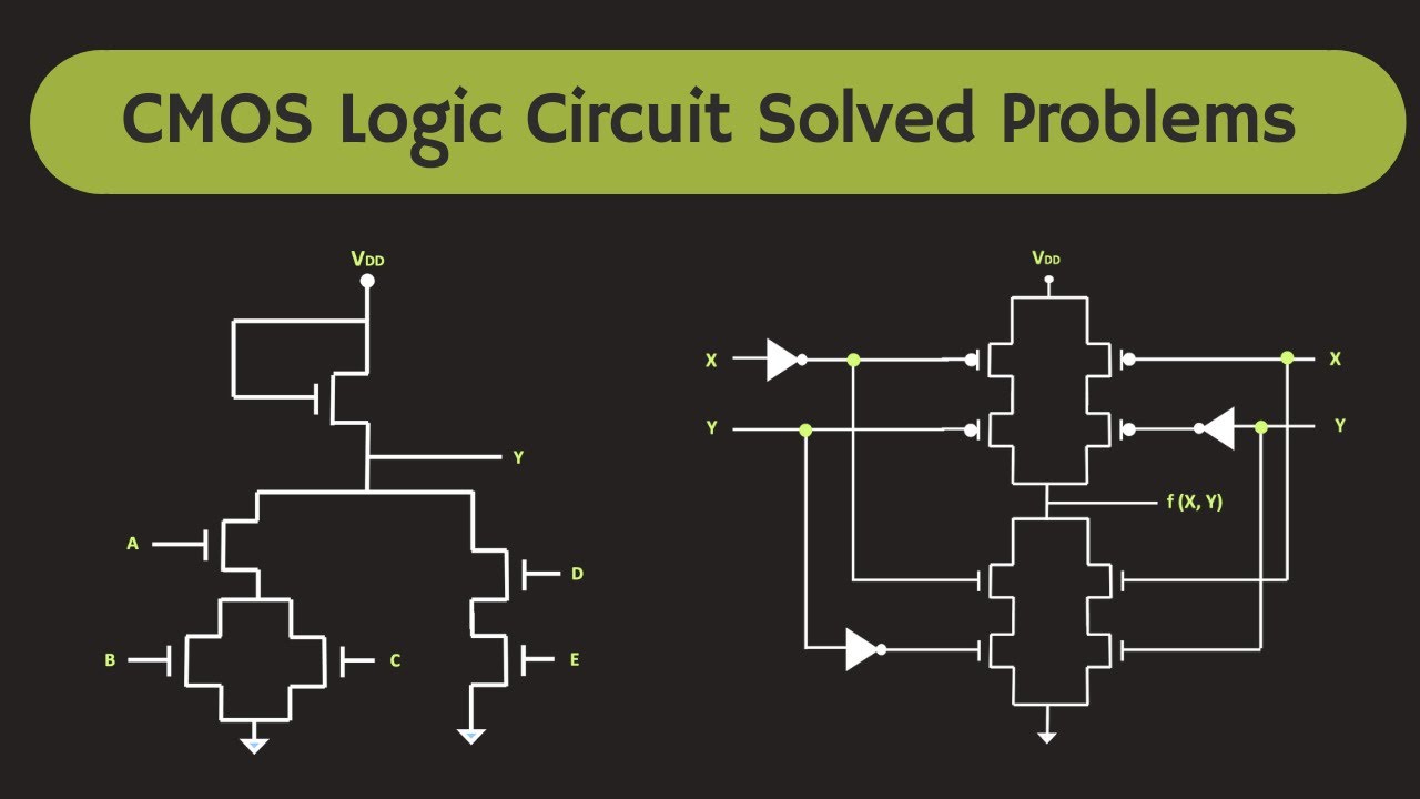 Solved Problems on CMOS Logic Circuits | Digital Electronics