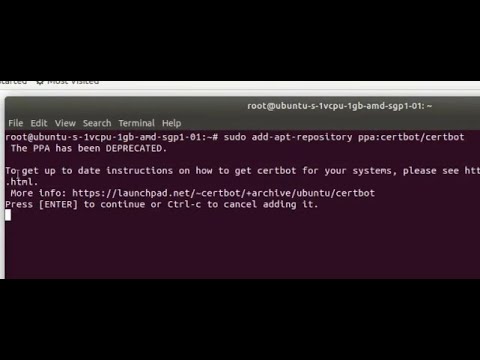 How to fix Certbot - The PPA has been DEPRECATED on ubuntu 20.04