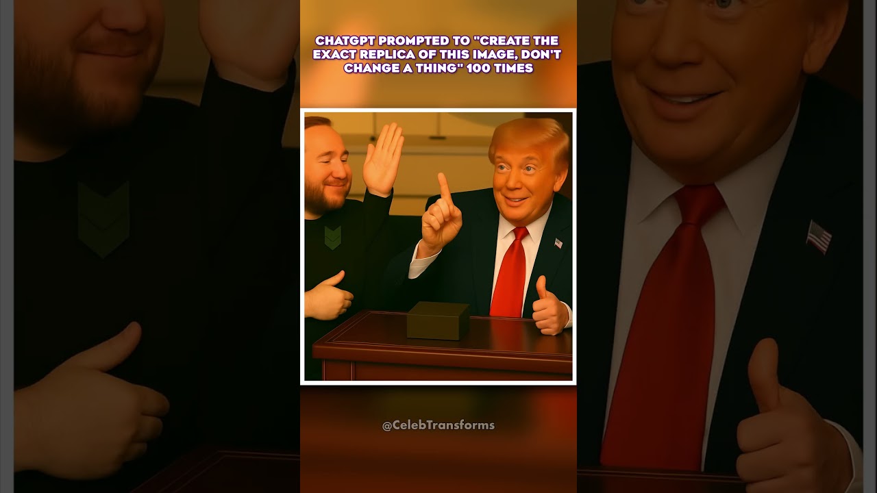 What Happens If You Copy an Image 100 Times With AI?