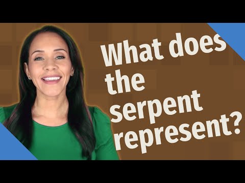 What does the serpent represent?