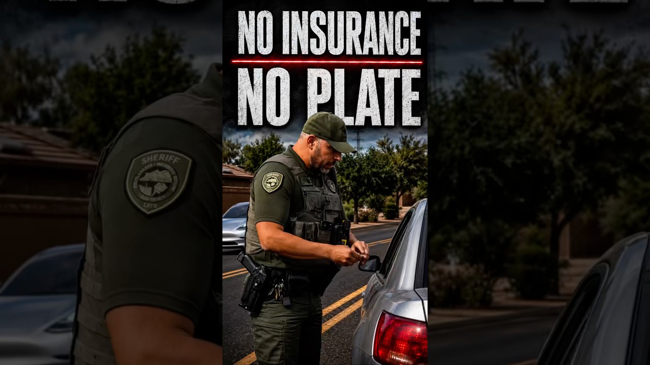 Police Catch Driver Blowing Through Traffic With Suspended Plates