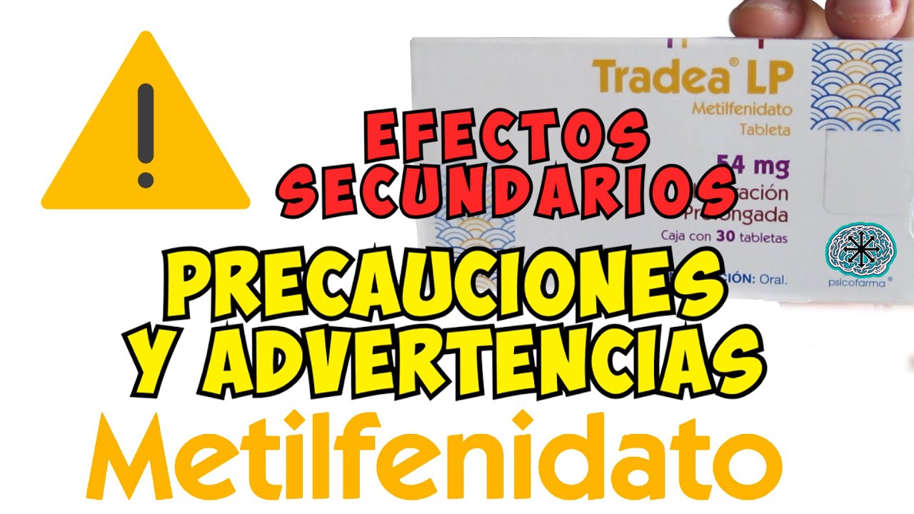 ¿Qué es TRADEA? (METILFENIDATO) PRECAUCIONES Y ADVERTENCIAS - [TDAH Y TDAH + AUTISMO]