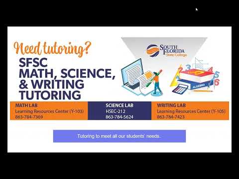 SFSC Tutoring and Learning Center