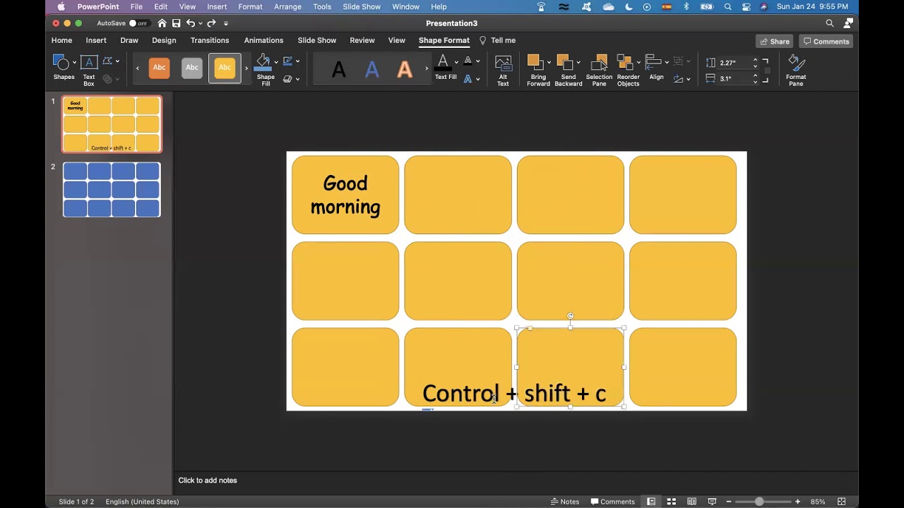 How to create flashcards using Powerpoint - Part 1
