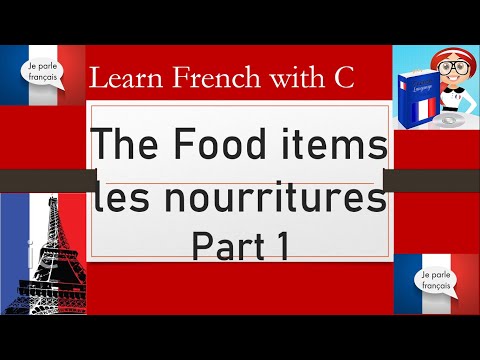 French Food Items - Part 1