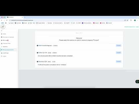 Optimantra Patient Portal: Superbills and Appointments