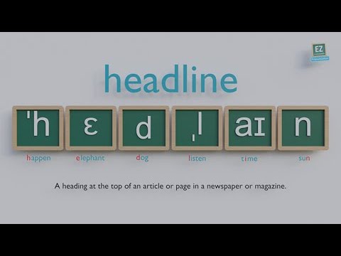 How to pronounce headline ?