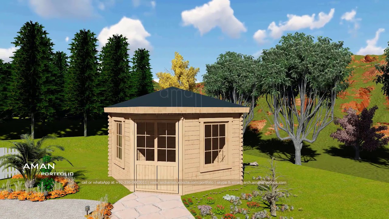 Project- 05 | 3D- Log Cabin Walkthrough | Aman Portfolio