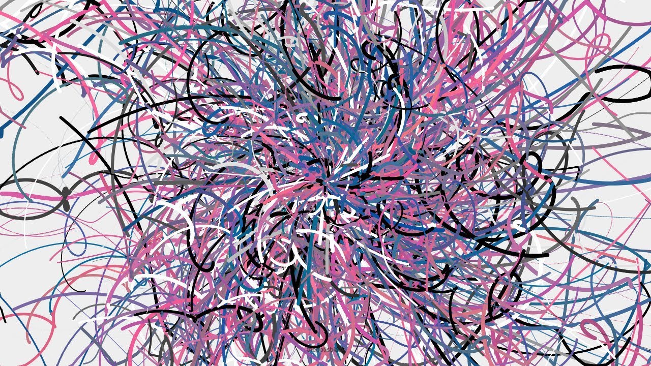 Generative Art Drawing with Dots (Processing, Creative Coding)