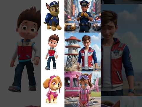 Paw patrol 🐾 Team' arrested sad crying Chase Ryder Sky #pawpatrol #shorts