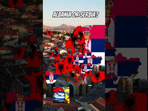 Albania or Serbia? #mapping #geography #maps #shorts #serbia #albania