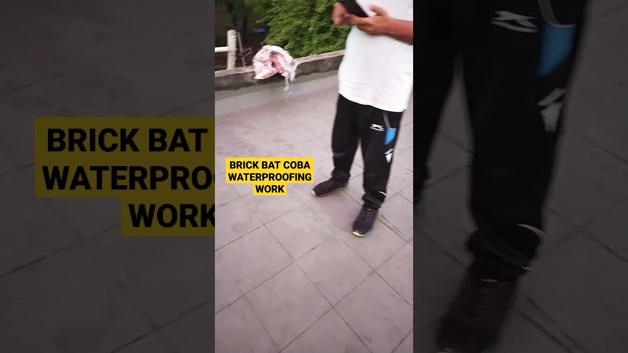 brick bat coba waterproofing procedure | waterproofing brick coba with cost, material and process