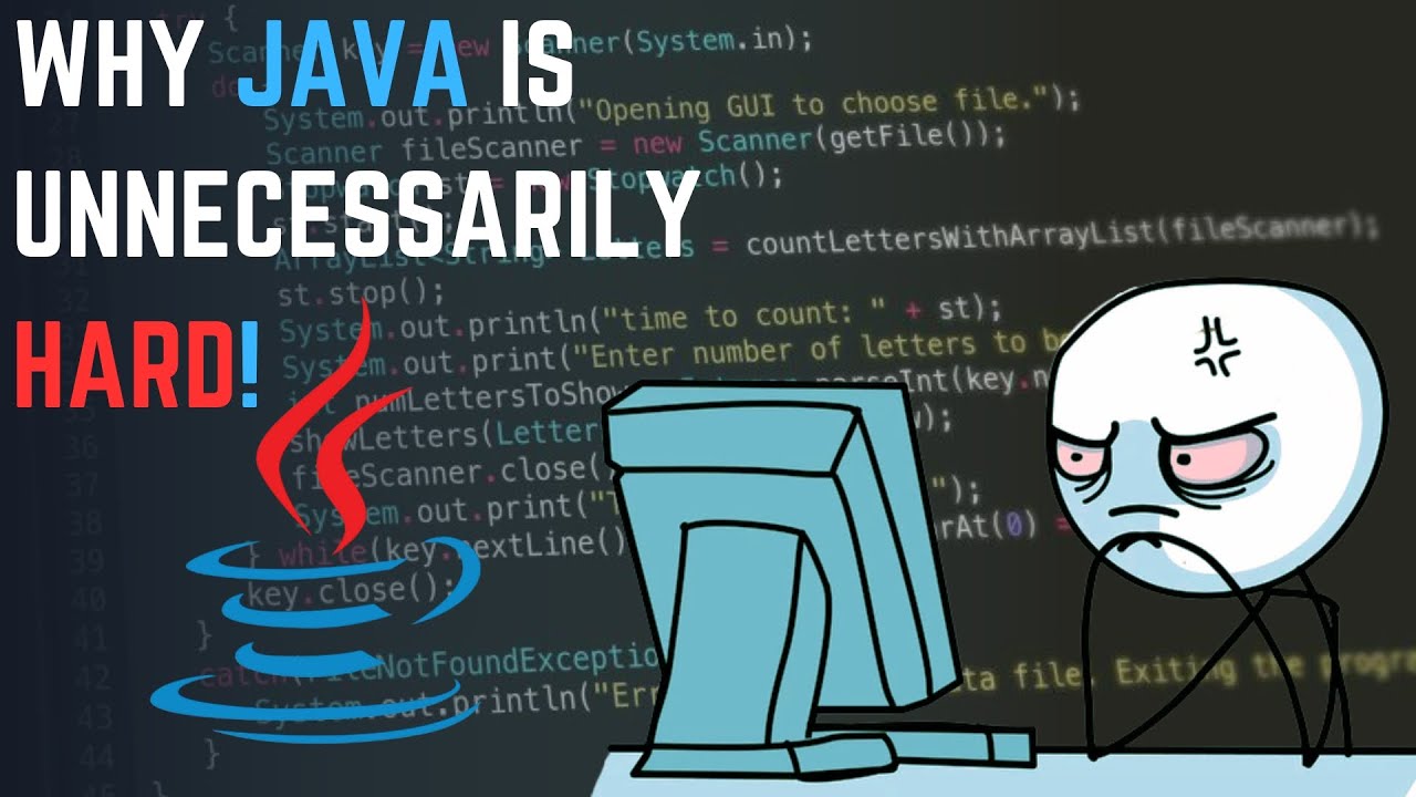 4 REASONS WHY I HATE JAVA IN 2 MINUTES