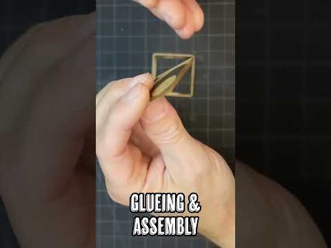 DIY Laser Cut & Engraved Mini Maze Wood Game 😌 #shorts