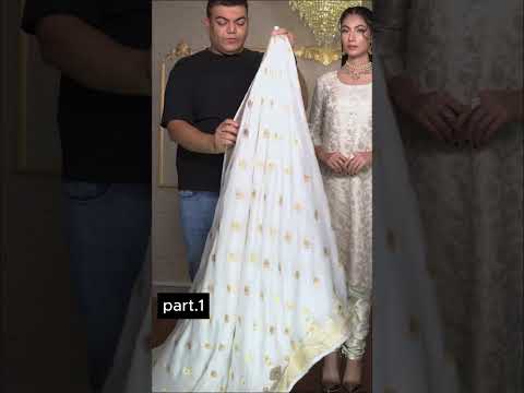 How To drape saree as Hyderabadi Dupatta I Shoaib Khan I Different way of draping Saree
