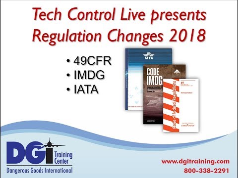 DGI Training Center - Regulatory Updates 2018