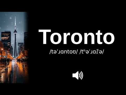 🇨🇦 How to pronounce Toronto (CORRECTLY!)