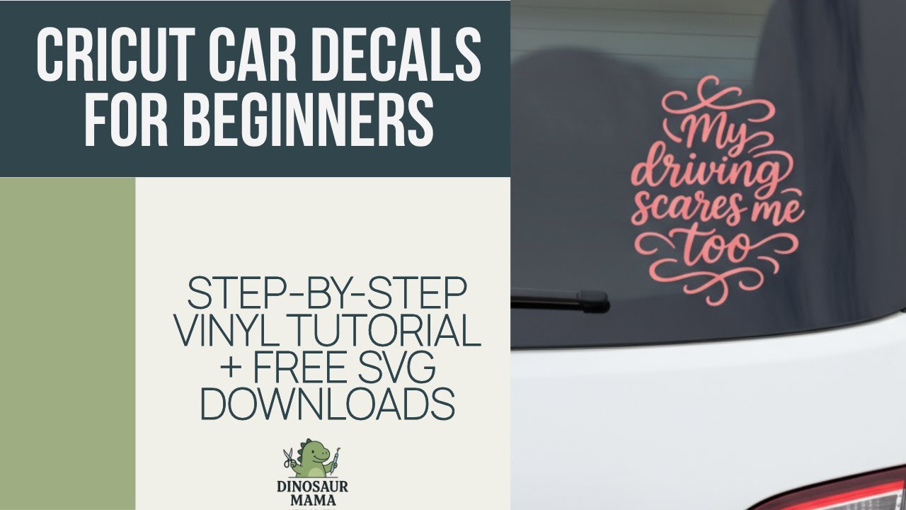 Cricut Car Decals for Beginners | Step-by-Step Vinyl Tutorial + Free SVG Downloads