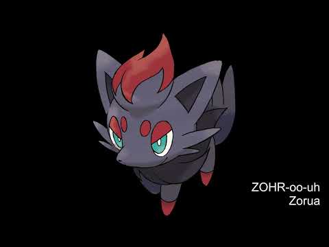 How to Pronounce Zorua (American English) Generation 5