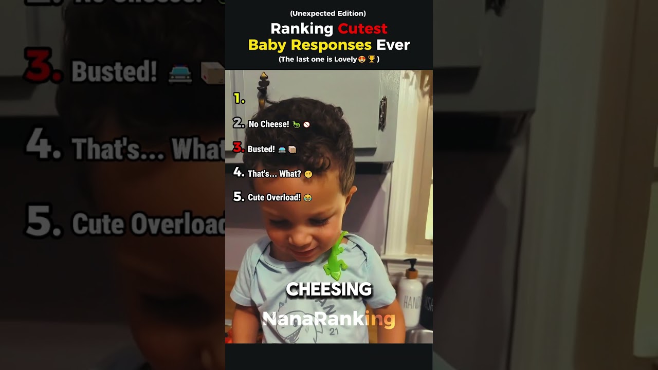 Ranking The Top 5 Cutest Baby Responses Ever (Unexpected Edition) Part 4