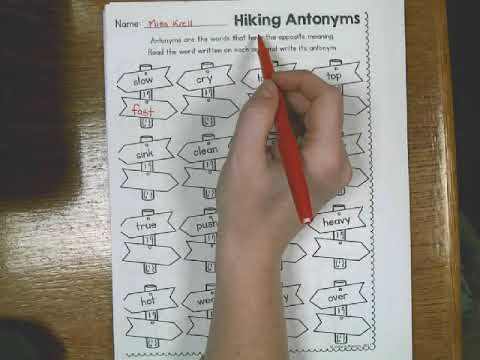 Hiking Antonyms
