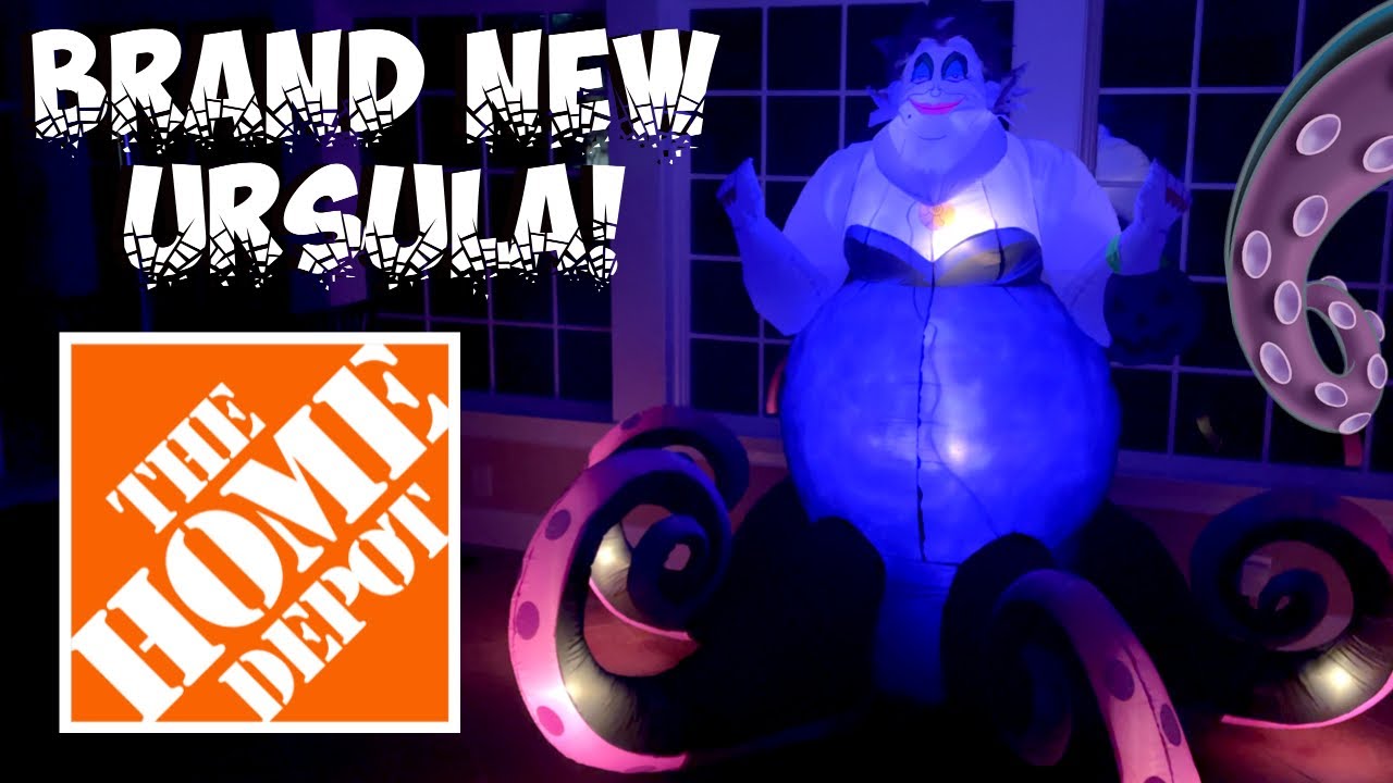 2021: Disney Animated Airblown Inflatable Ursula Review [4K]